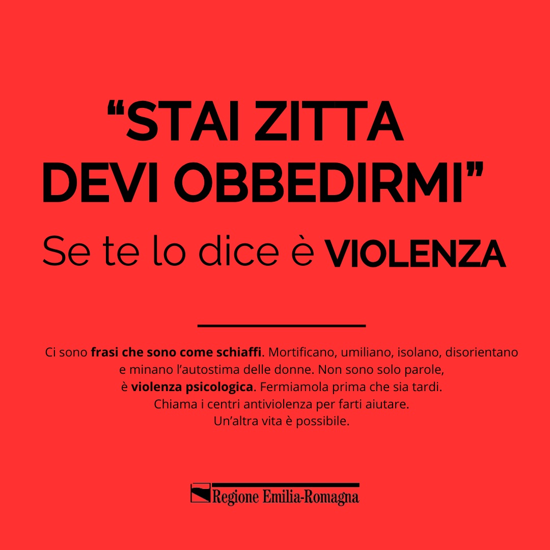 'Se te lo dice è violenza' Anci e Regione Emilia-Romagna insieme nella ...